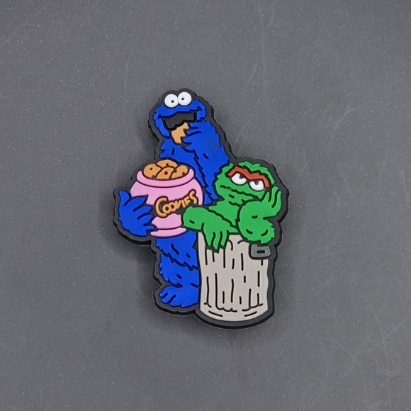 CROCS | Accessories | 55 Cookie Monster Oscar The Grouch Sesame Street ...